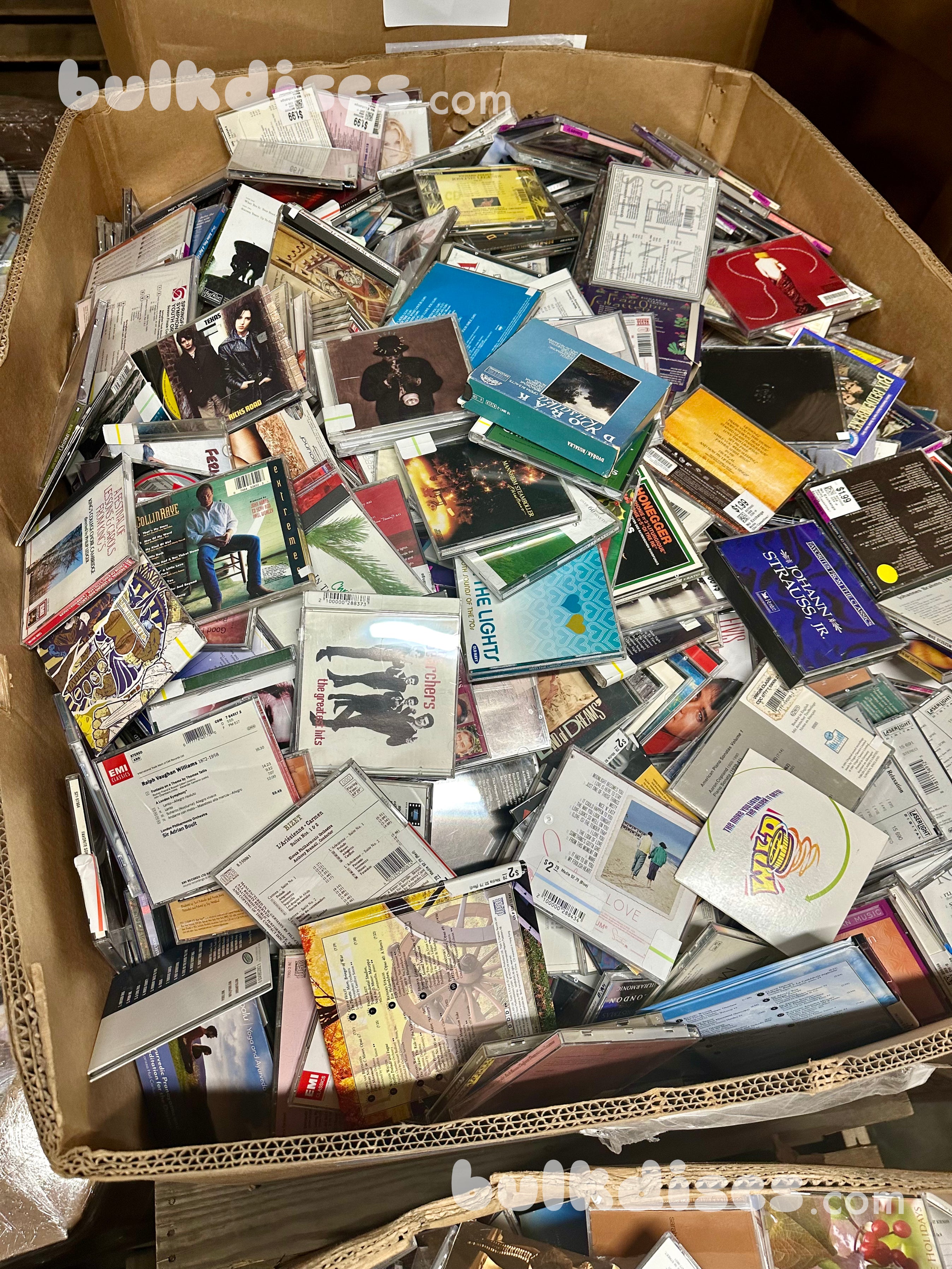 Pallets of Wholesale Bulk Assorted CDs for Sale | BulkDiscs.com ...