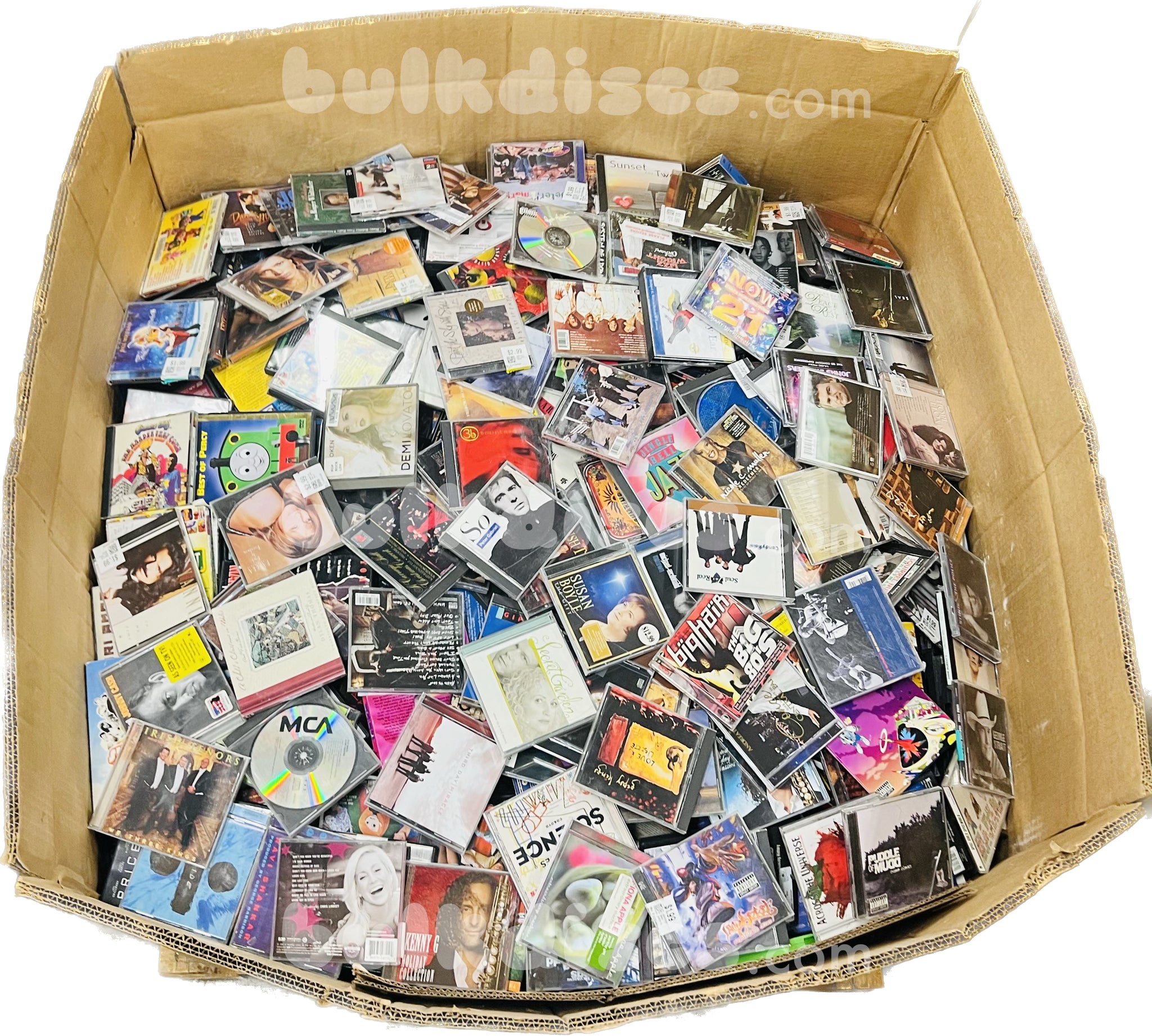 Pallets of Wholesale Bulk Assorted CDs for Sale | BulkDiscs.com ...