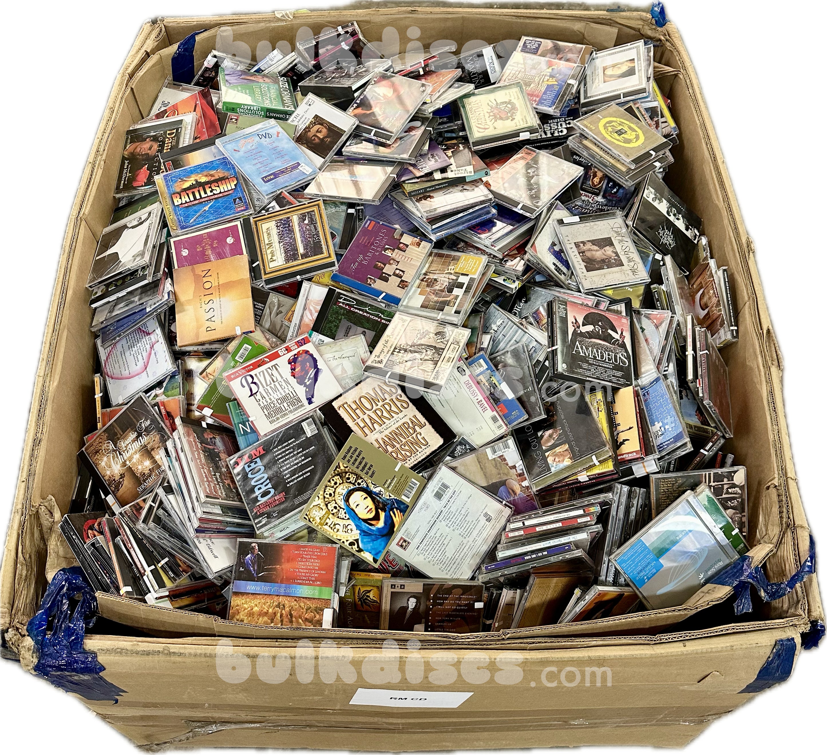 Pallets of Wholesale Bulk Assorted CDs for Sale | BulkDiscs.com ...