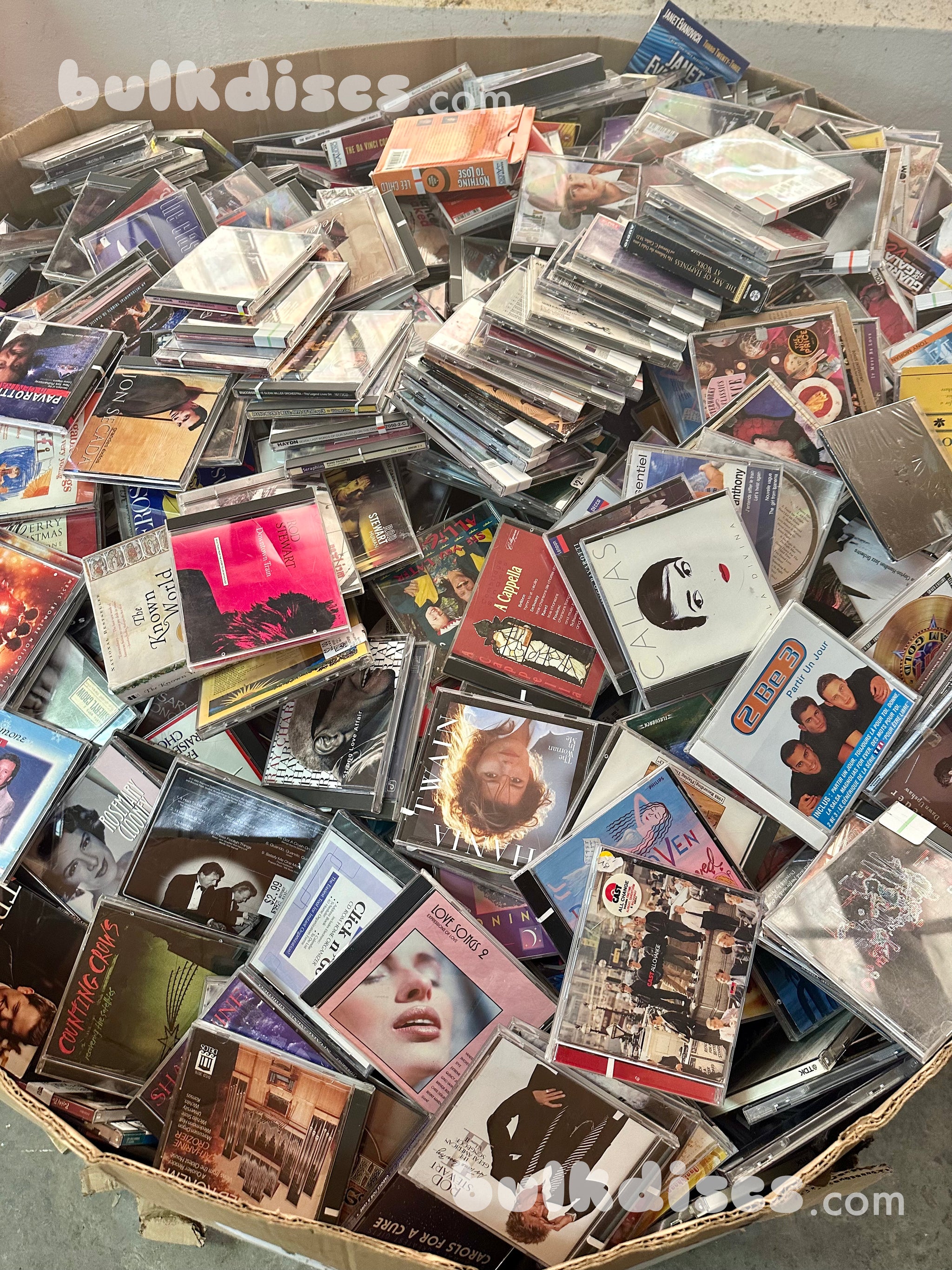 Pallets of Wholesale Bulk Assorted CDs for Sale | BulkDiscs.com ...