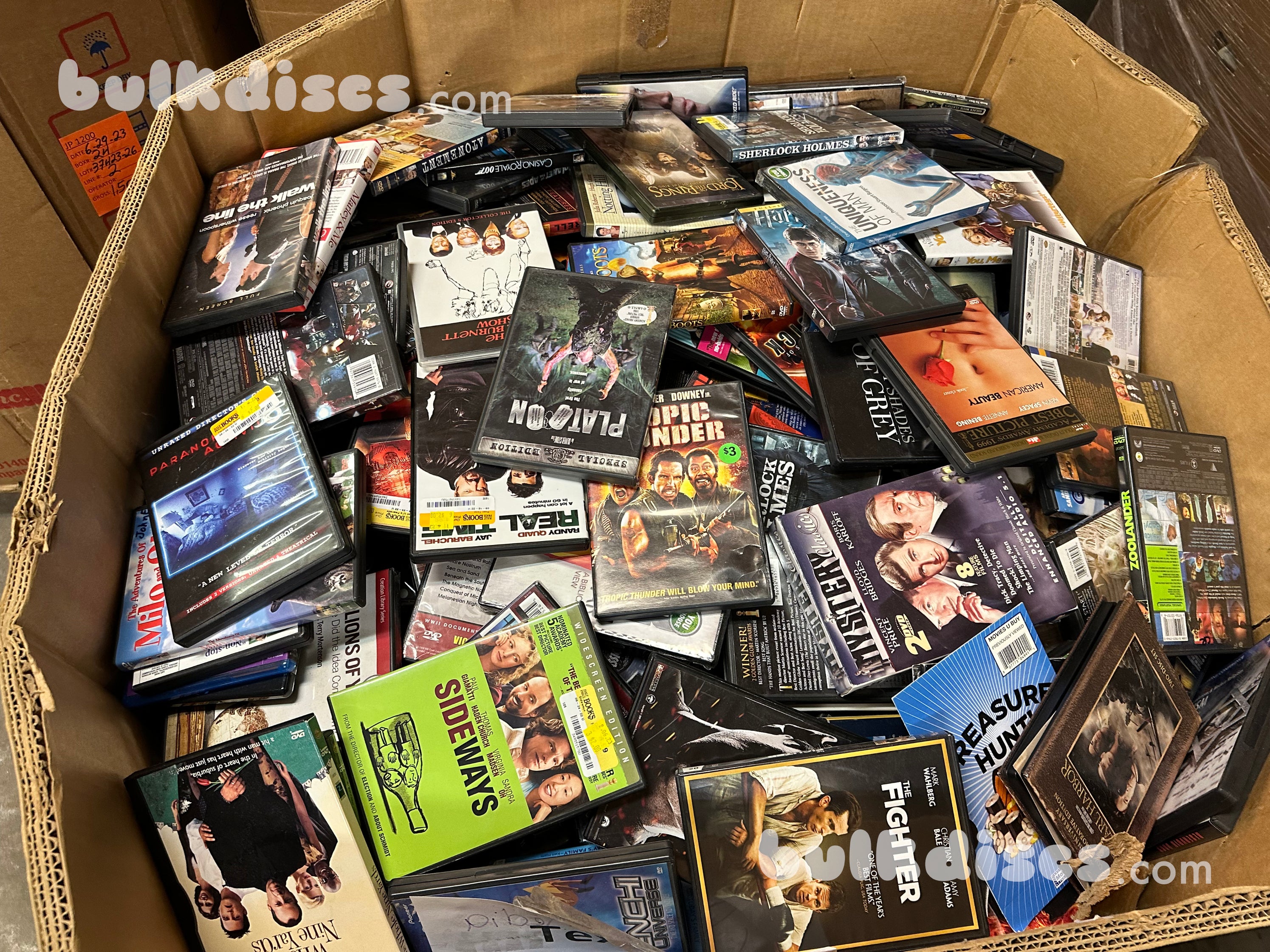 Pallets of Wholesale Bulk Assorted DVDs for Sale | BulkDiscs.com ...