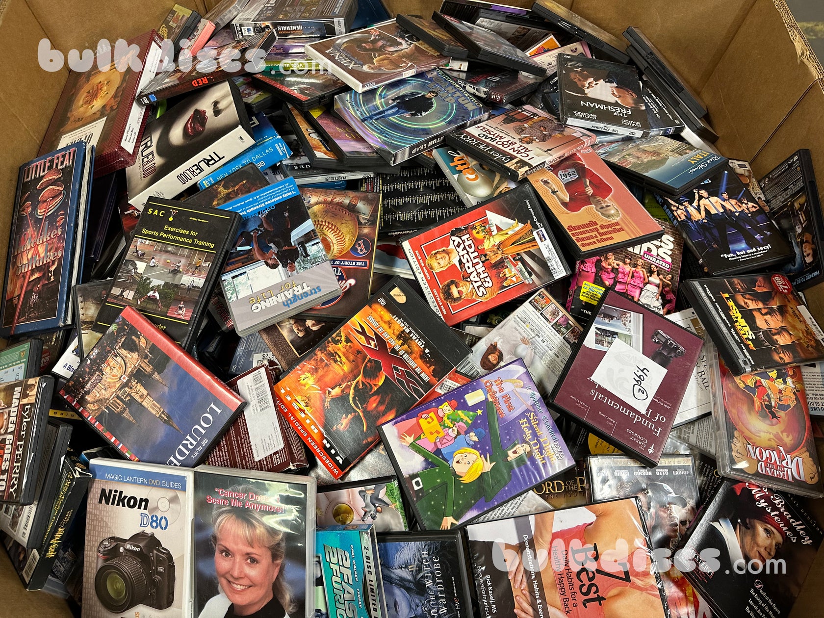 Pallets of Wholesale Bulk Assorted DVDs for Sale | BulkDiscs.com ...