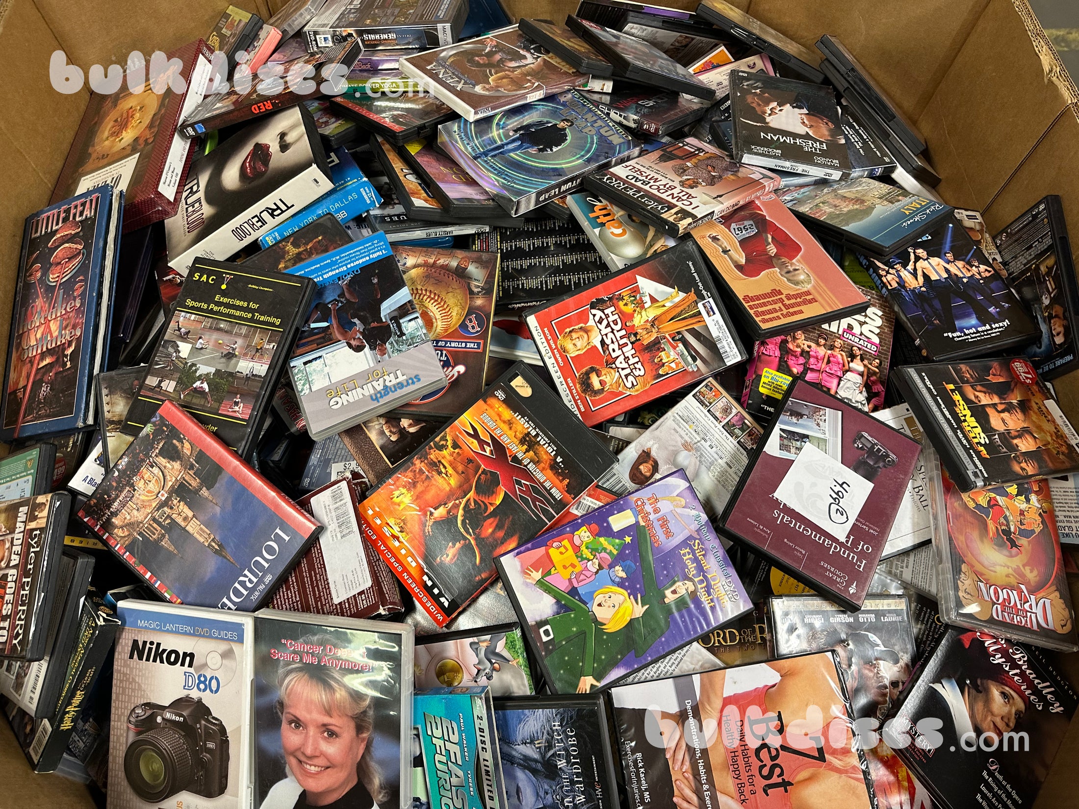 Pallets of Wholesale Bulk Assorted DVDs for Sale | BulkDiscs.com ...