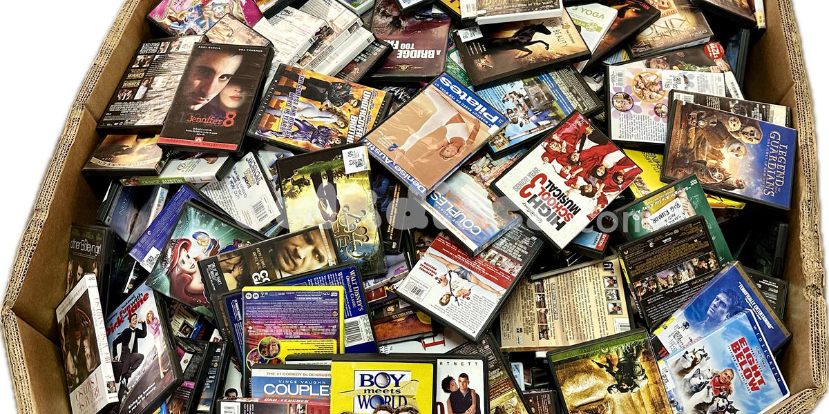 Pallets of Wholesale Bulk Assorted DVDs for Sale | BulkDiscs.com ...