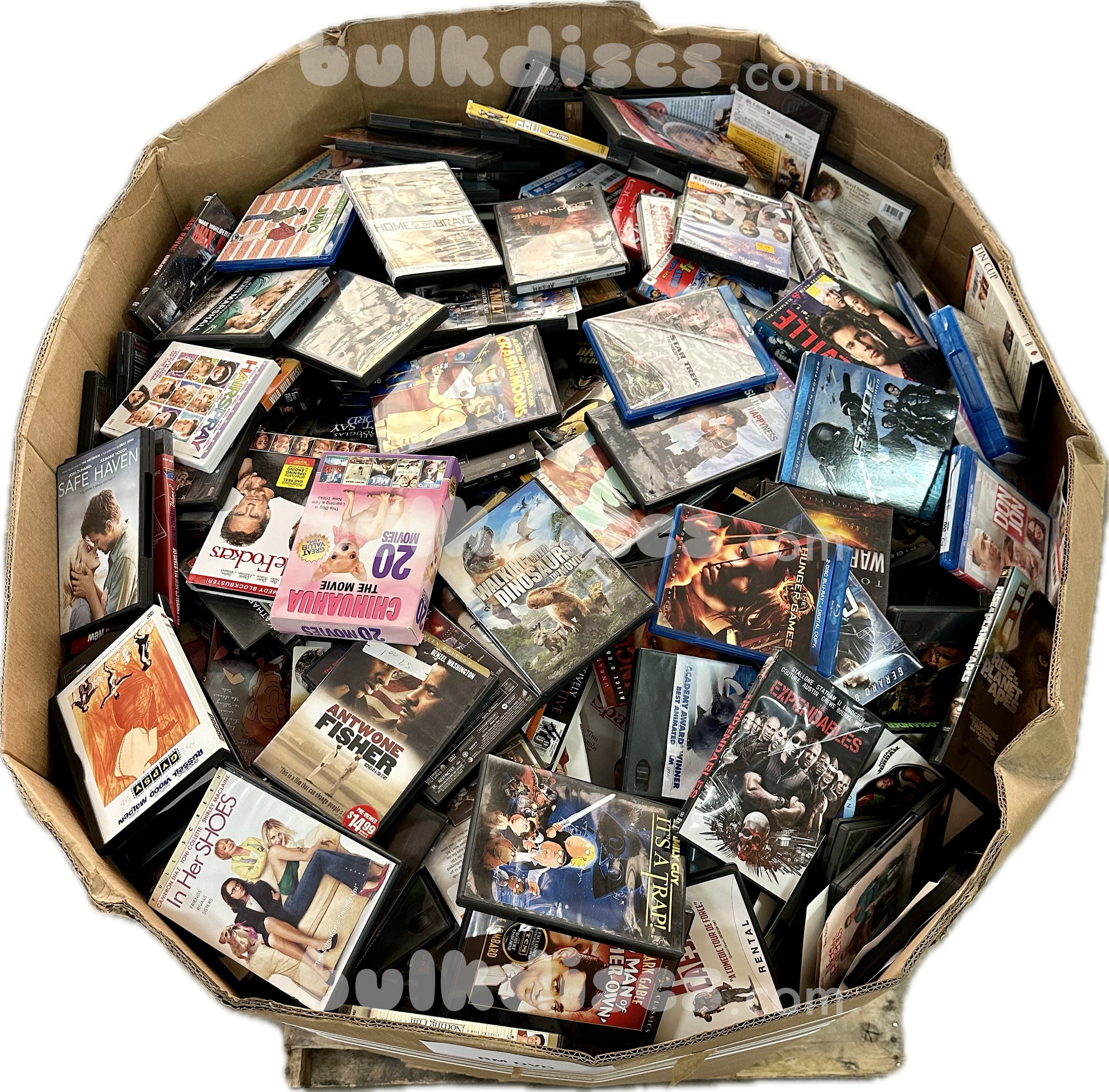 Pallets of Wholesale Bulk Assorted DVDs for Sale | BulkDiscs.com ...