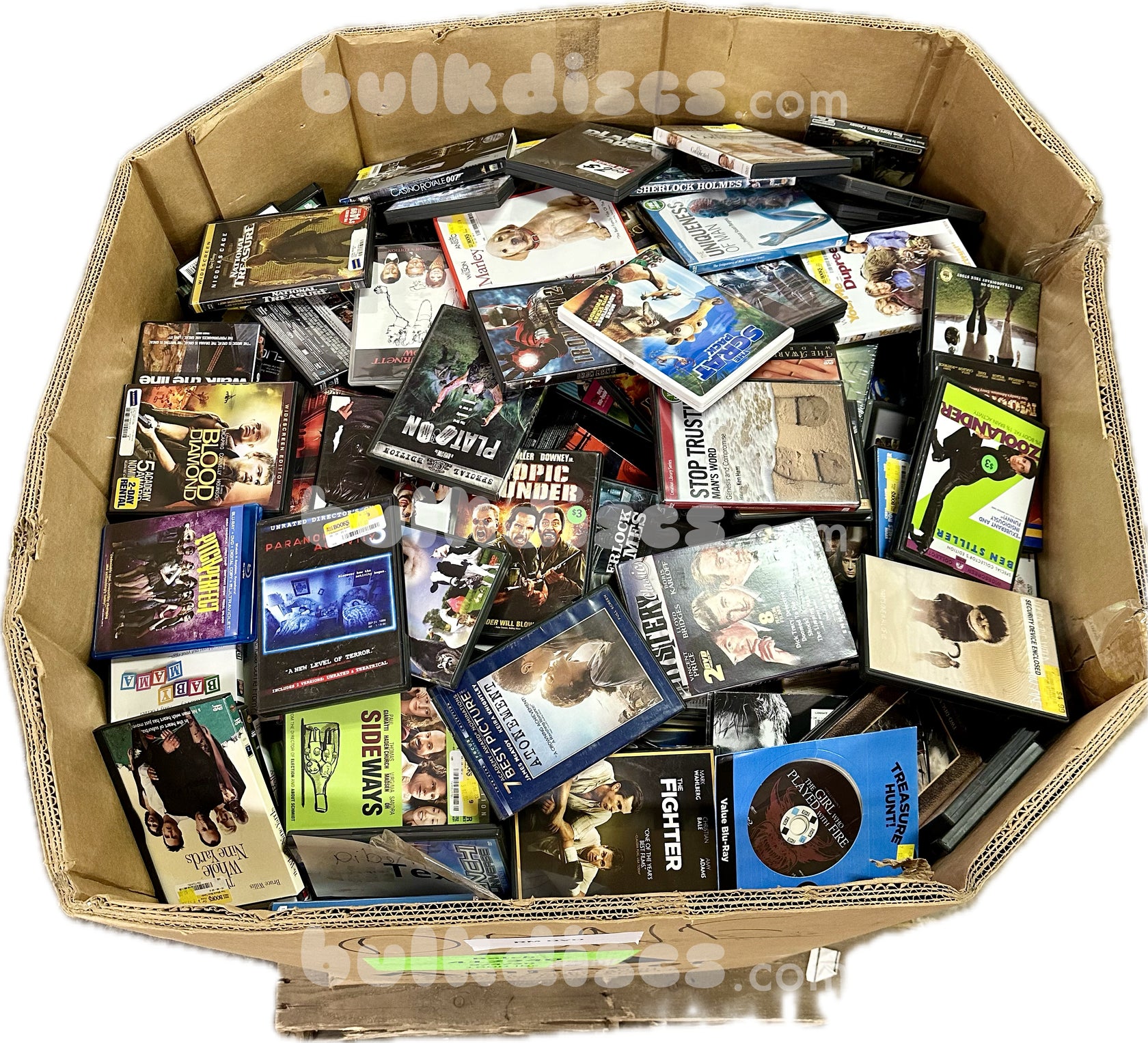 Pallets of Wholesale Bulk Assorted DVDs for Sale | BulkDiscs.com ...